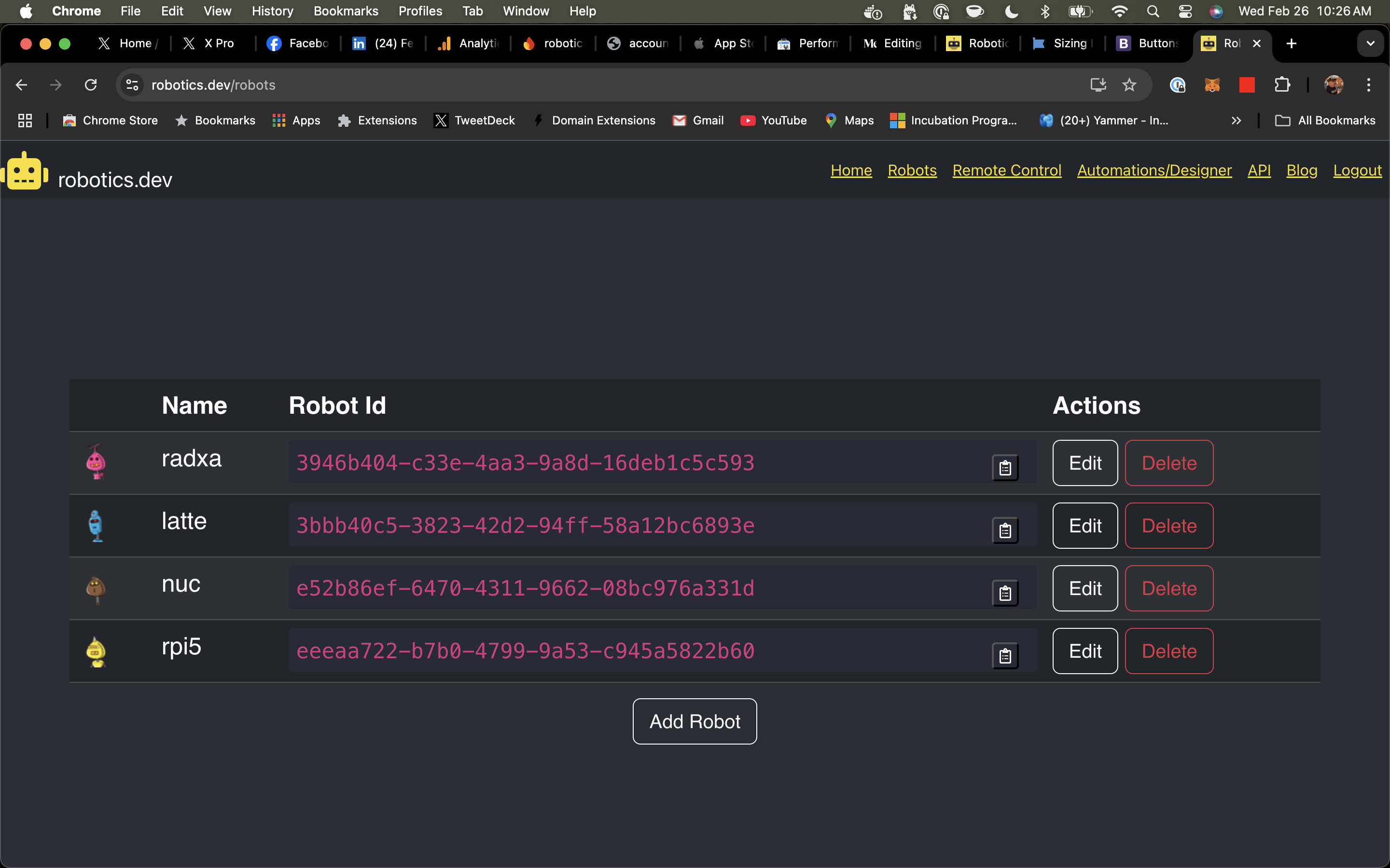 Robotics.dev Developer Platform