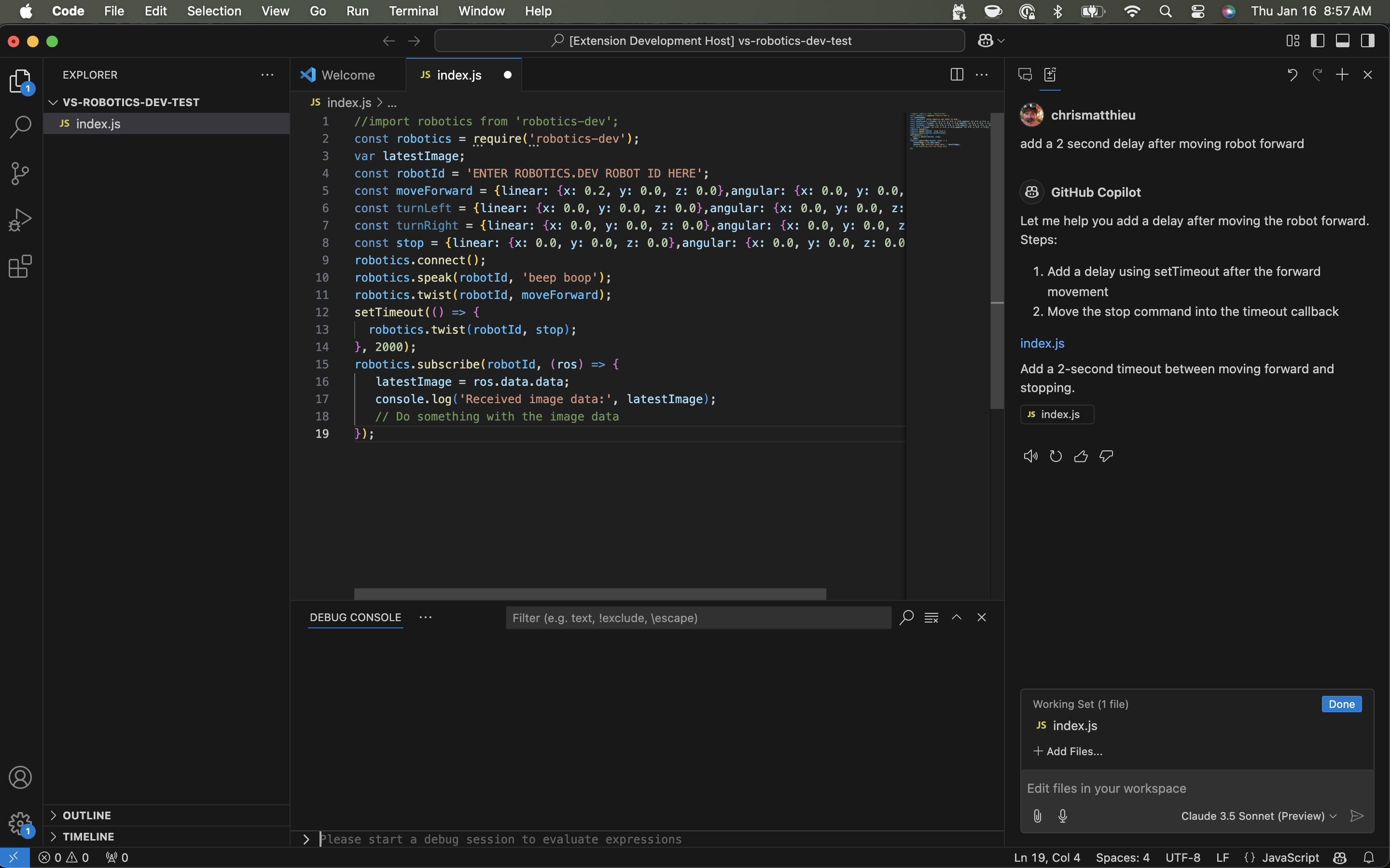 Robotics.dev Developer Platform